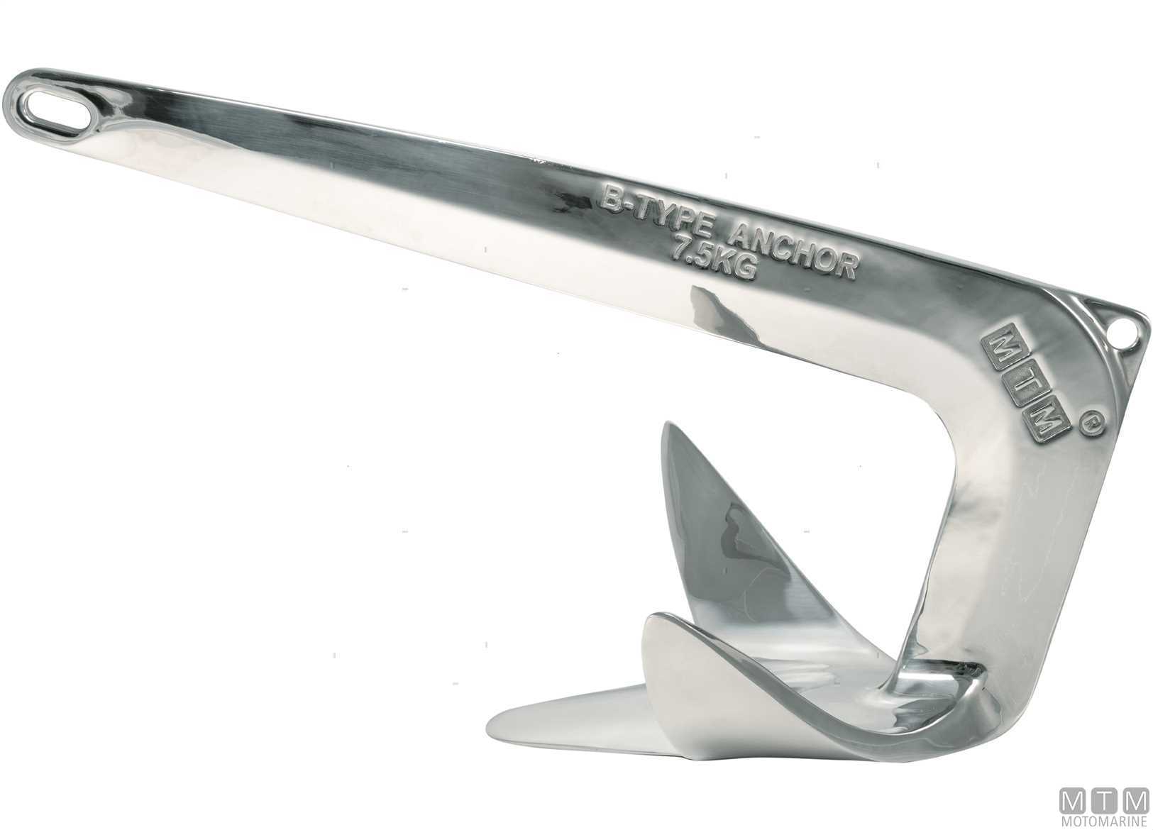 Ancora Bruce B-Type in Acciaio Inox 10 Kg - Ancore in Acciaio Inox ...