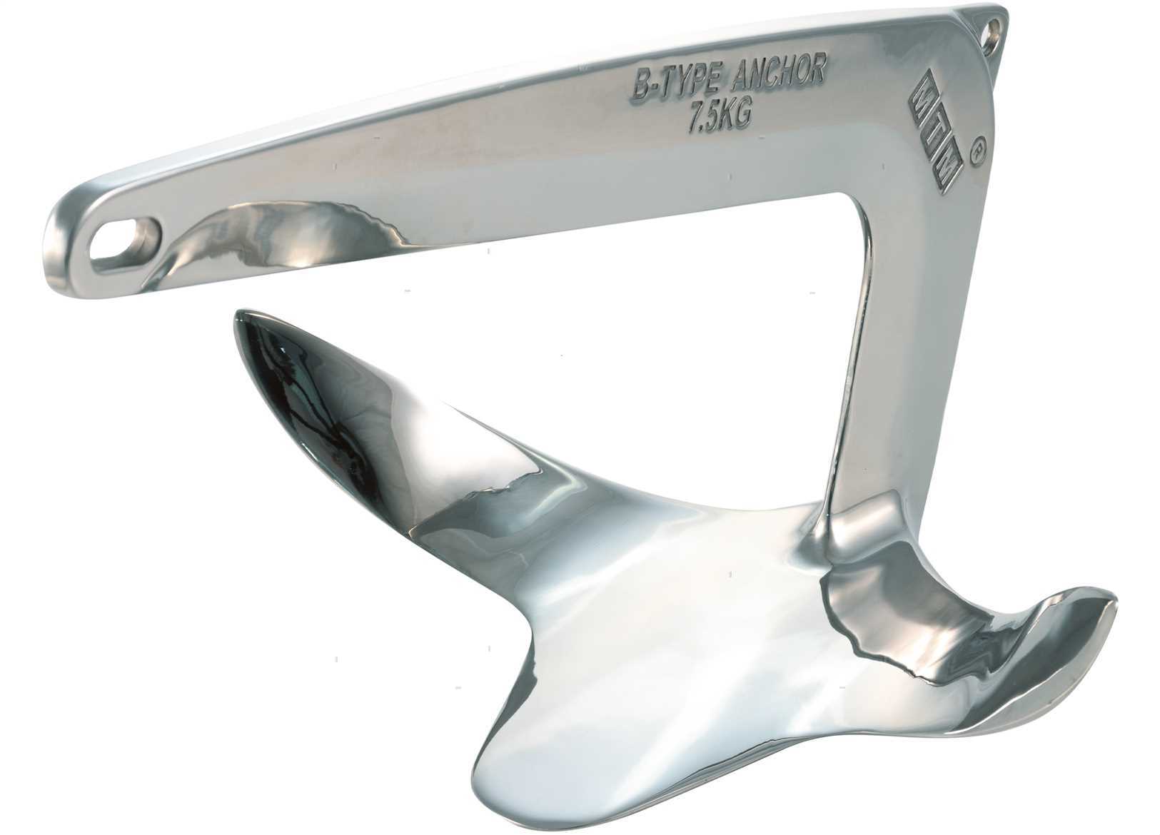 Ancora Bruce B-Type in Acciaio Inox 5kg - Ancore in Acciaio Inox - MTO ...