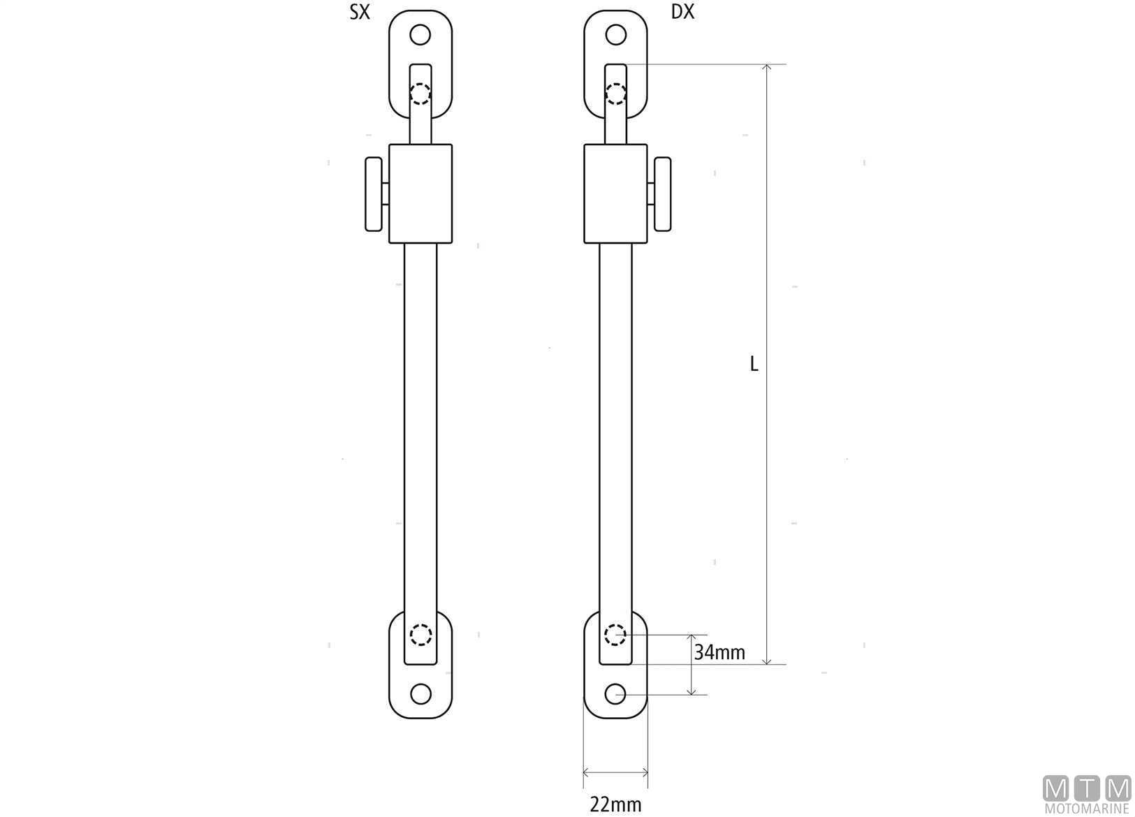 Compasso l290/500 sx ocr - Molle a Gas, Campassi e Attuatori - MTO ...