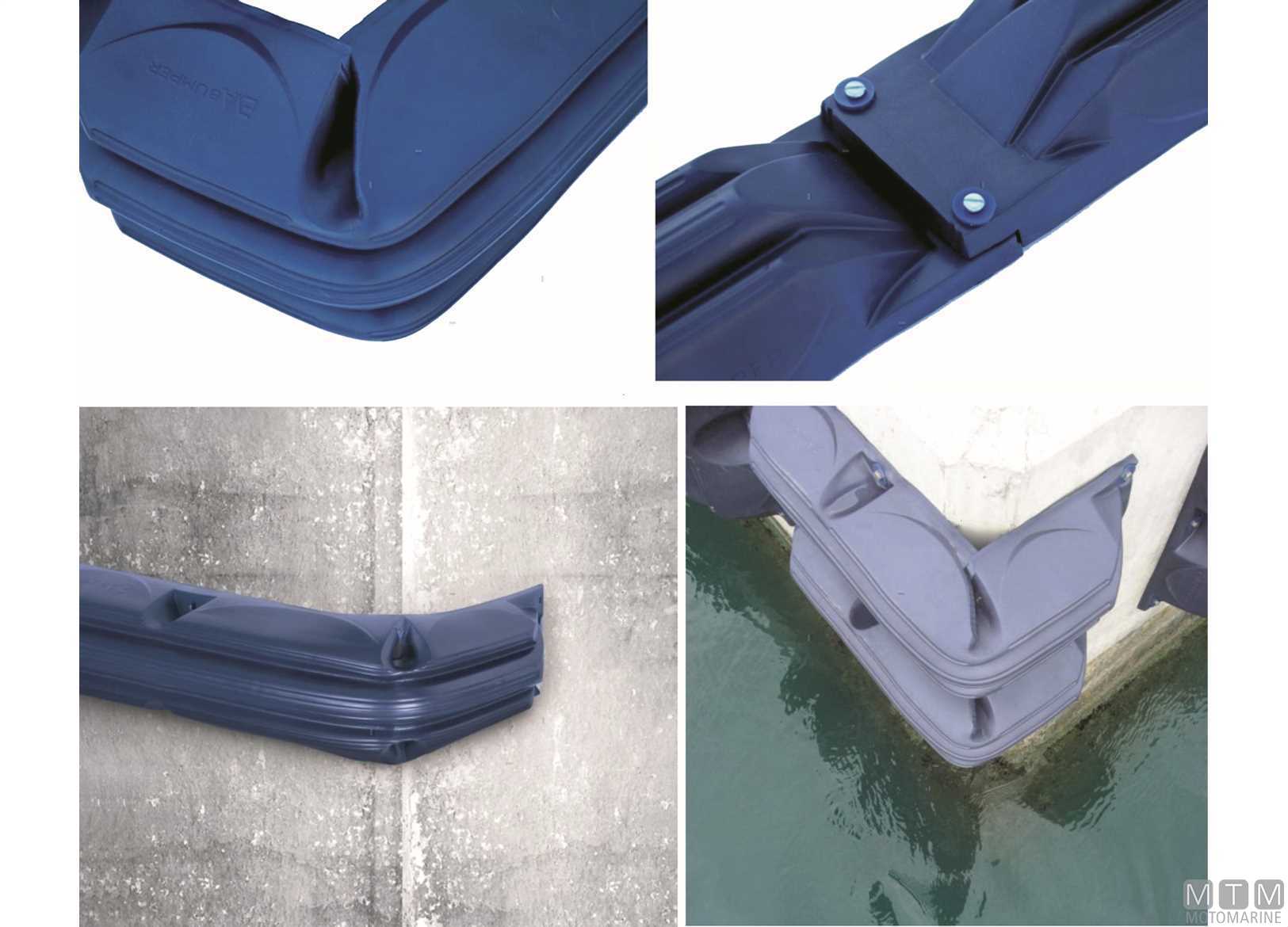 Paracolpi in EVA Bumper B90 Angolato - Profili Pontili - MTO Nautica Store