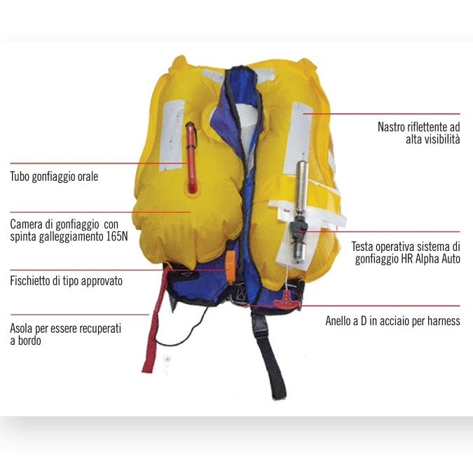 Giubbotto di Salvataggio Eurovinil 165N - Giubbotti di Salvataggio - MTO Nautica Store