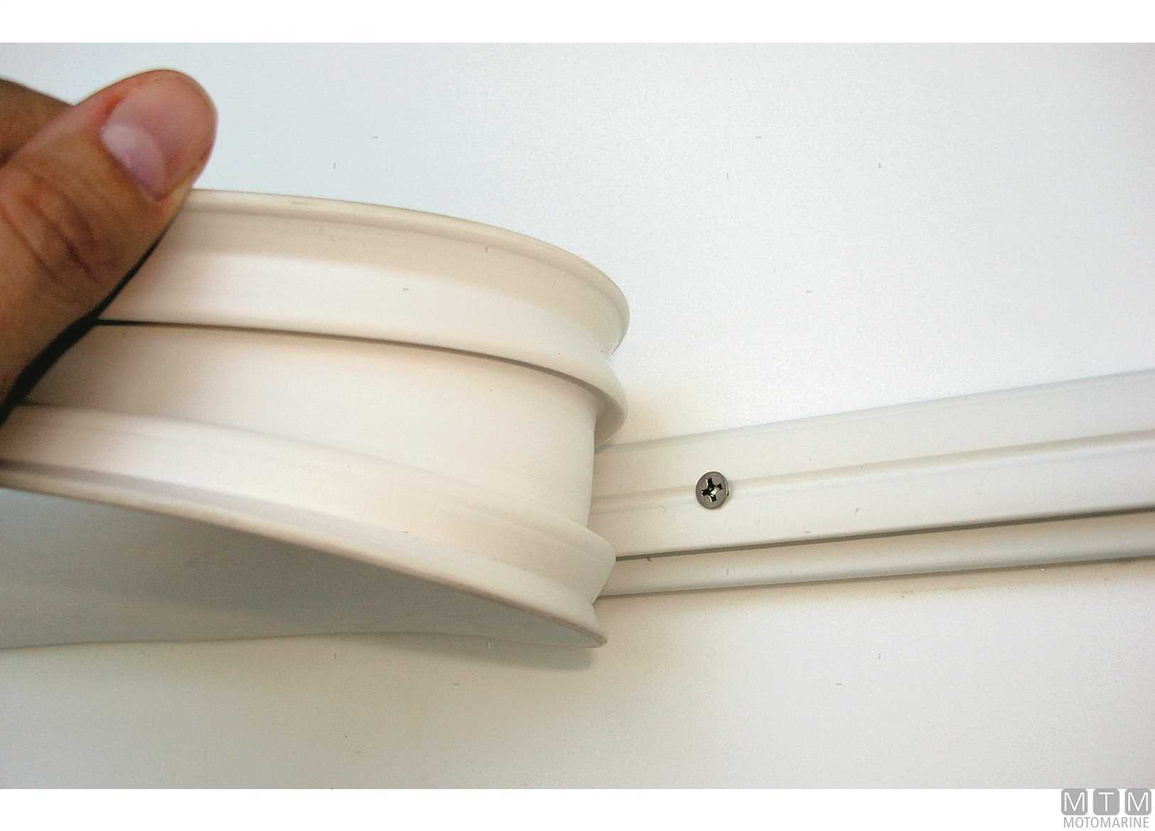 Giunto in PVC per Profilo Radial H30 Bianco - Profilo Radial Tessilmare ...