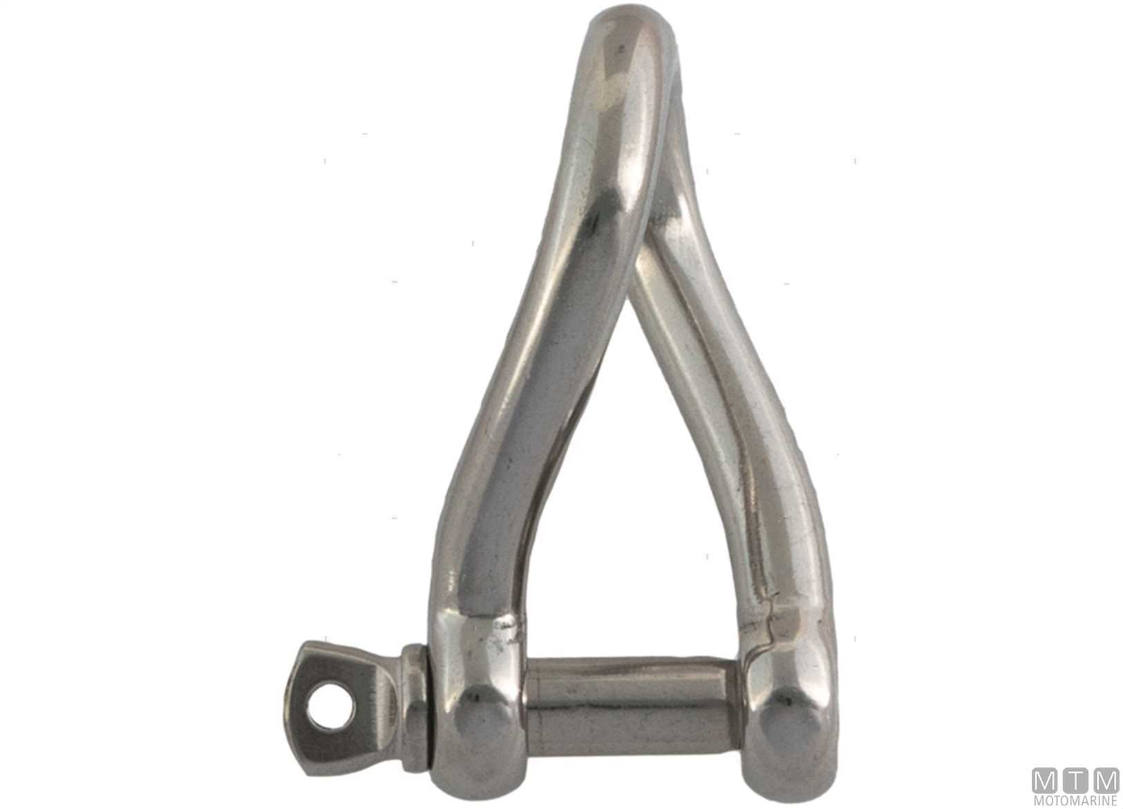 Grillo torto d10mm inox - Grilli e Moschettoni - MTO Nautica Store