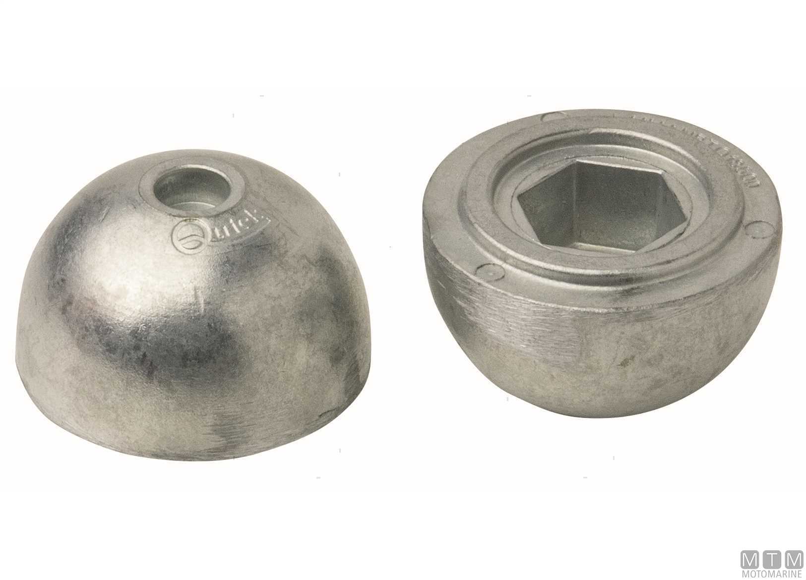 Kit 2pz anodo elica quick btq300 - Accessori, Comandi Elica di Manovra Quick - MTO Nautica Store