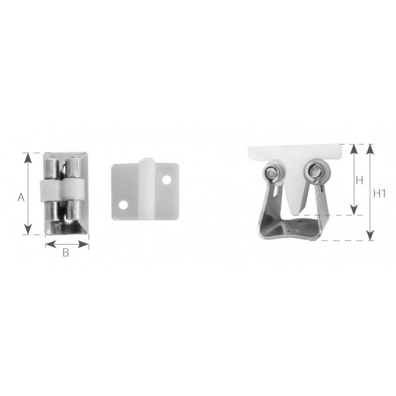 Molla ferma porta inox - Fermaporte in Acciaio Inox e Ottone - MTO ...