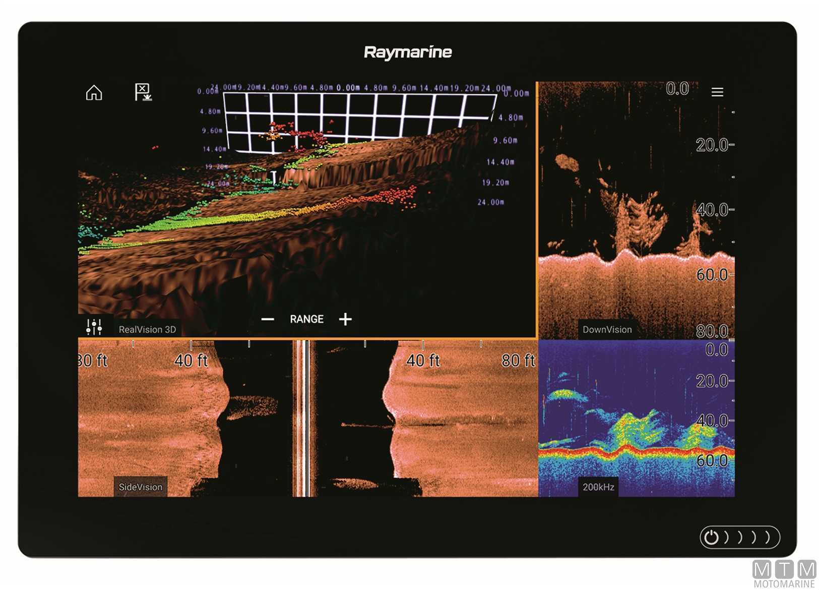 Raymarine axiom+ 12 rv 3d chart/fish - Raymarine - MTO Nautica Store