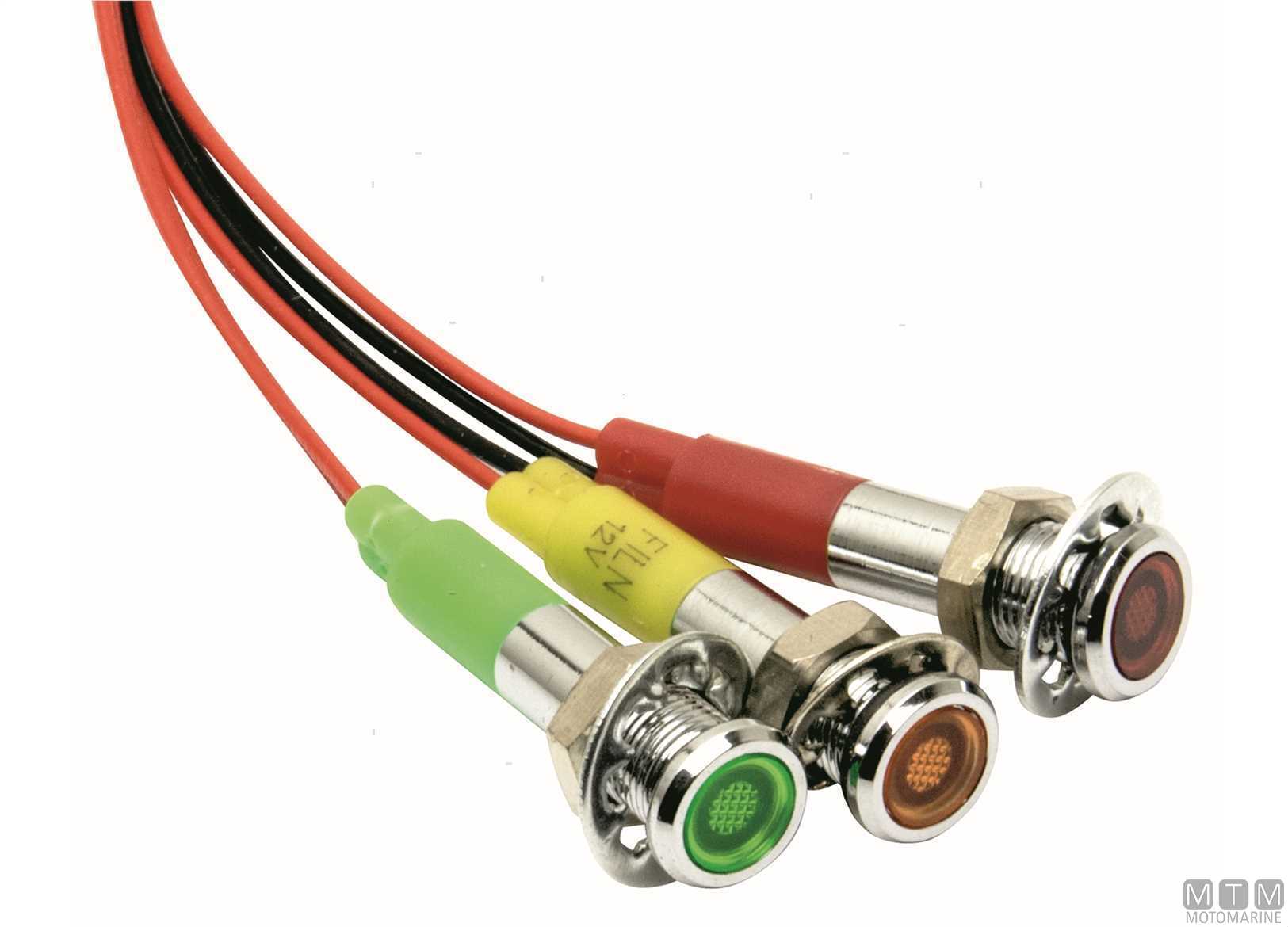 Spia led 6mm rosso - Strip Led - MTO Nautica Store