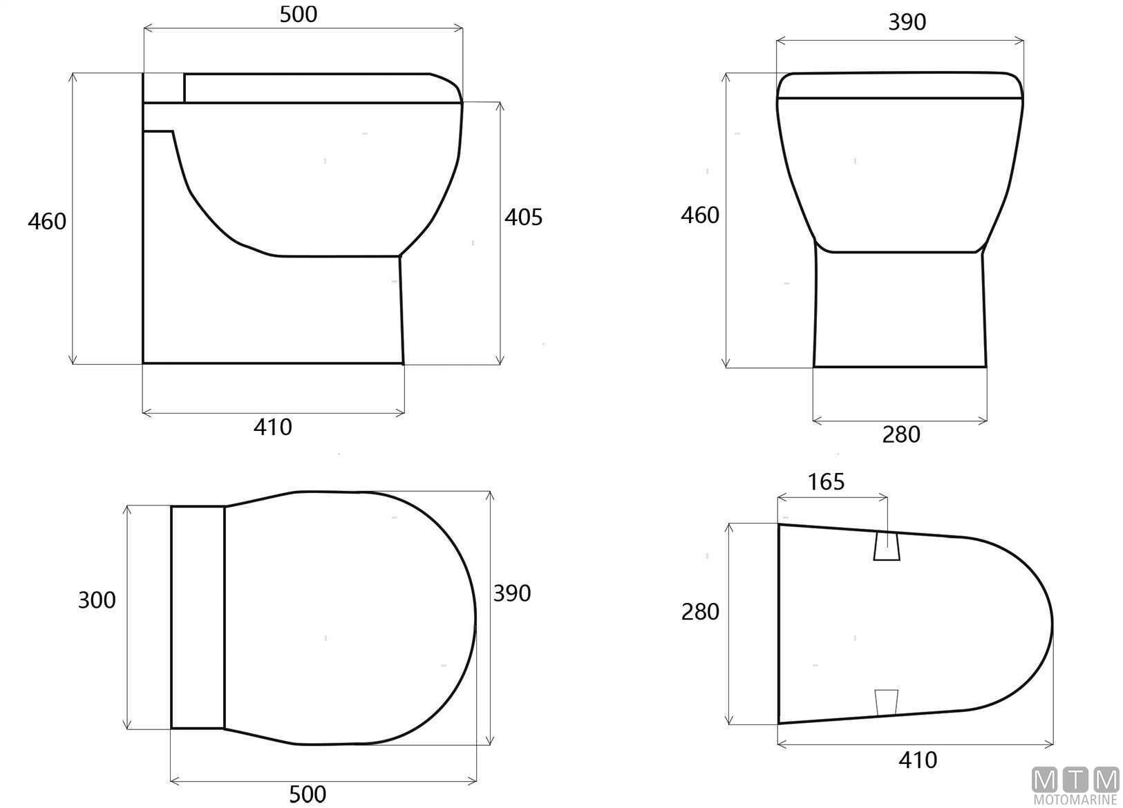 Toilet breeze sft panel 24v - WC Elettrici - MTO Nautica Store