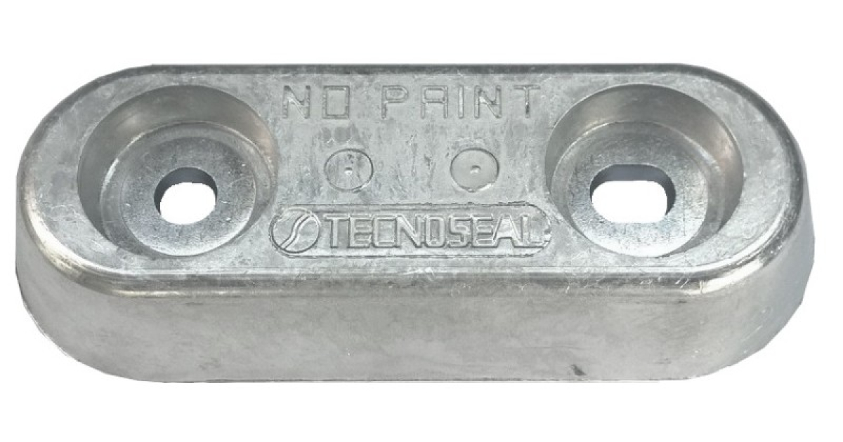 Anodo ovale dim.mm.100x45x18 - Anodi e Zinchi Nautici per ...