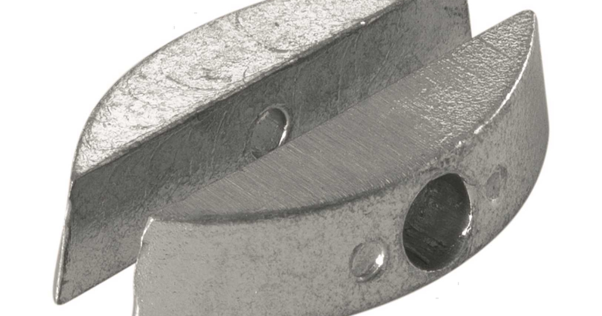 Anodo placca doppia volvo 110/120 al - Anodi e Zinchi Nautici per ...