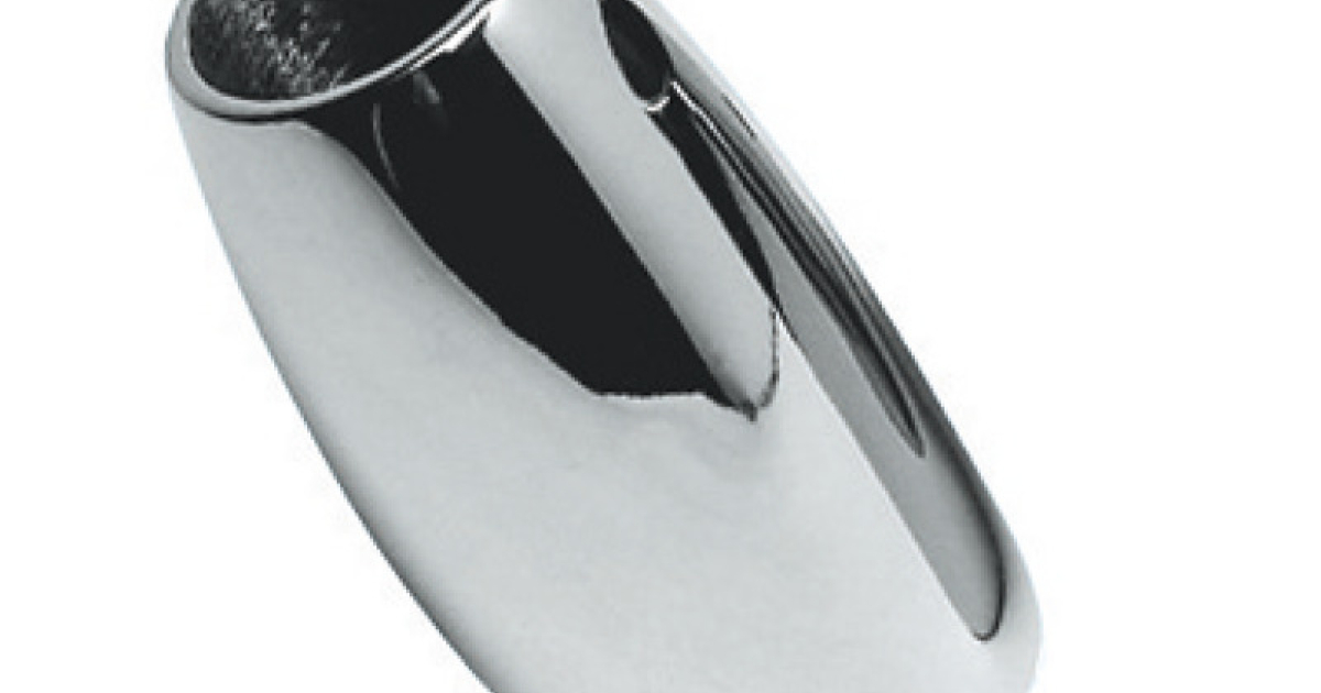 Base Tronco-Ovoidale 60° in Acciaio Inox 25 mm - Basi Supporti Tubi ...