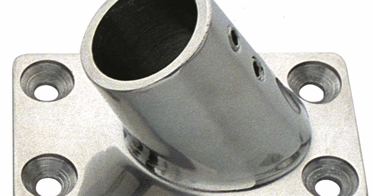 Base quadra 60 d25mm inox - Giunti a snodo per ancora - MTO Nautica Store