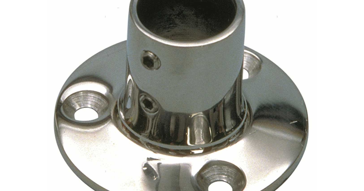 Base tonda 90 d25mm inox - Giunti a snodo per ancora - MTO Nautica Store