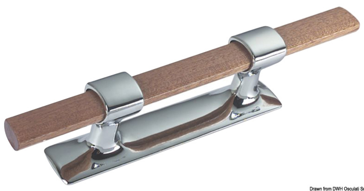 Bitta Norvegese in Ottone e Legno mm 260 - Bitte e Passacavi - MTO ...