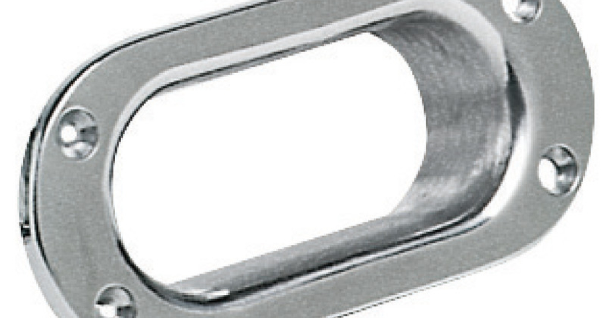 Cubia Ovale in Acciaio Inox 140 x 63 x 17 mm - Bitte e Passacavi - MTO ...