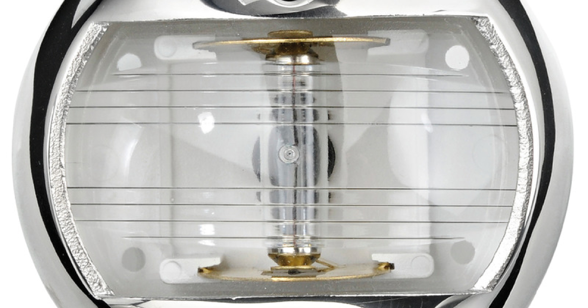 Fanale Classic 12 inox poppa bianco - Luci di Navigazione Osculati ...
