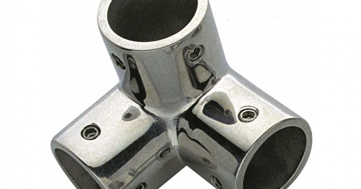 Giunto trivio d22mm inox - Giunti a snodo per ancora - MTO Nautica Store