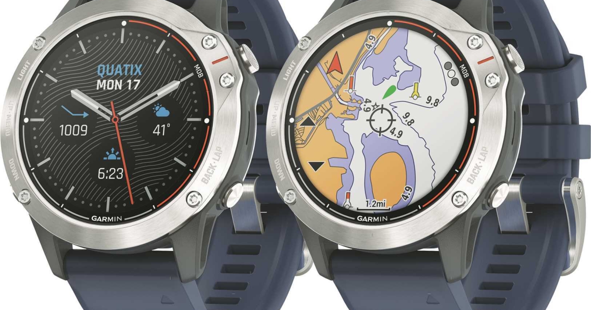 Quatix 6x Solar Smartwatch Garmin - Ecoscandagli Chartplotter GARMIN ...