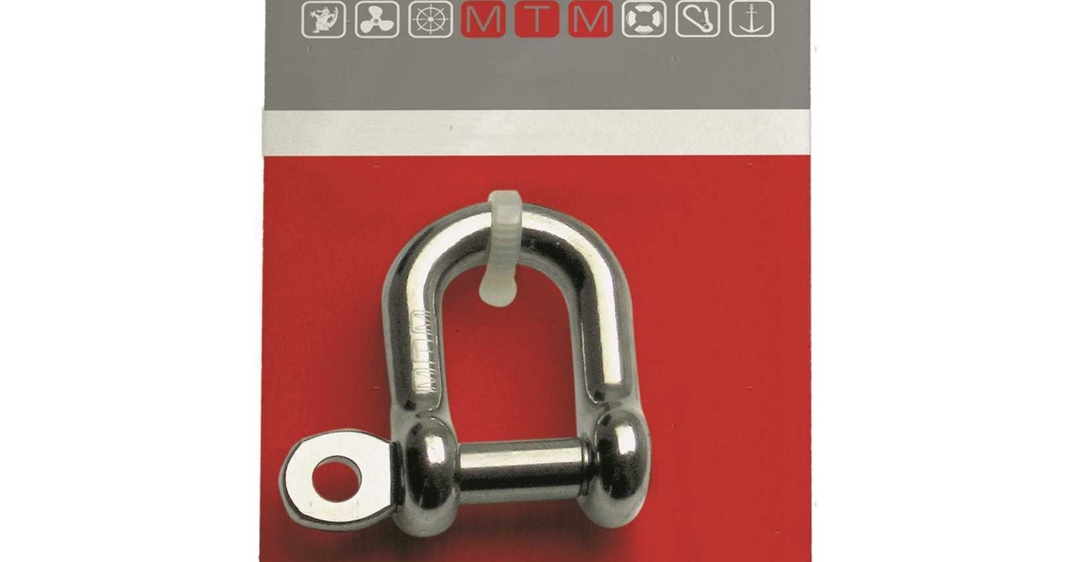 Grillo dritto card d12mm inox - Grilli e Moschettoni - MTO Nautica Store