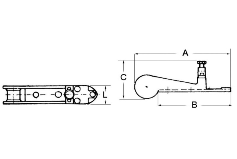 Musone di Prua in lega con Blocca Ancora fino a 10 kg - Musoni di Prua ...