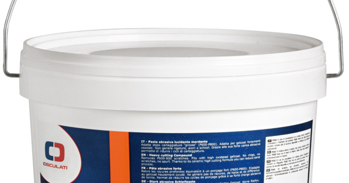 Pasta abrasiva Osculati Heavy 600 kg 3 - Cere, Protettivi e Lucidanti ...