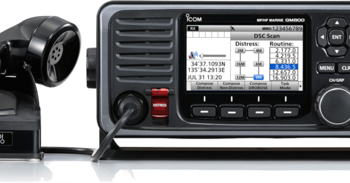 VHF GMDSS ICOM GM800 Ricetrasmettitore Professionale - Radio VHF ...