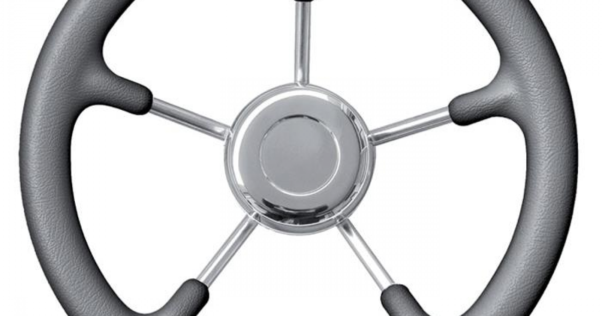 Ruota timone grigio Ø mm.280 - Ruote Timoni e Volanti - MTO Nautica Store