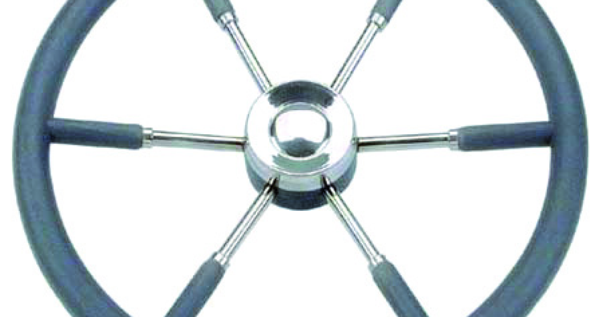 Ruota timone grigio Ø mm.450 - Ruote Timoni e Volanti - MTO Nautica Store