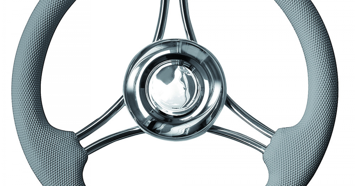 Ruota timone t22 grigio Ø mm.350 - Ruote Timoni e Volanti - MTO Nautica ...