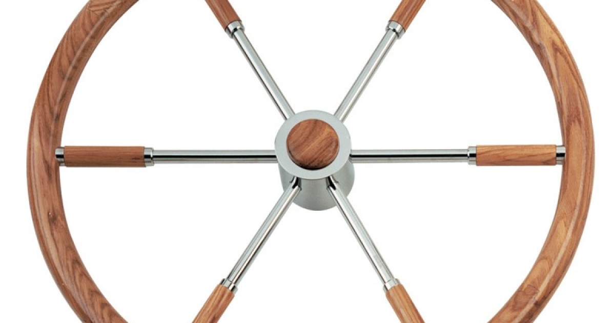 Ruota timone teak Ø mm.450 - Ruote Timoni e Volanti - MTO Nautica Store
