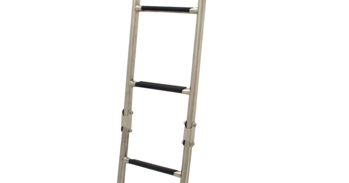 Scaletta con Plancetta, 1+2 gradini, Inox 316, 276x740mm, ø22mm ...