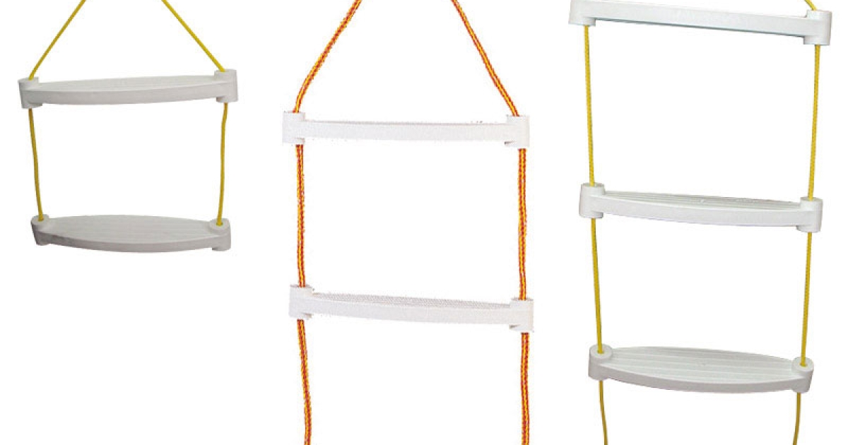 Scaletta corda - 2 gradini - Scalette di Poppa e Prua - MTO Nautica Store