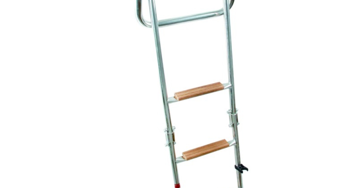 Scaletta inox ribaltabile 4 gradini - Scalette di Poppa e Prua - MTO ...