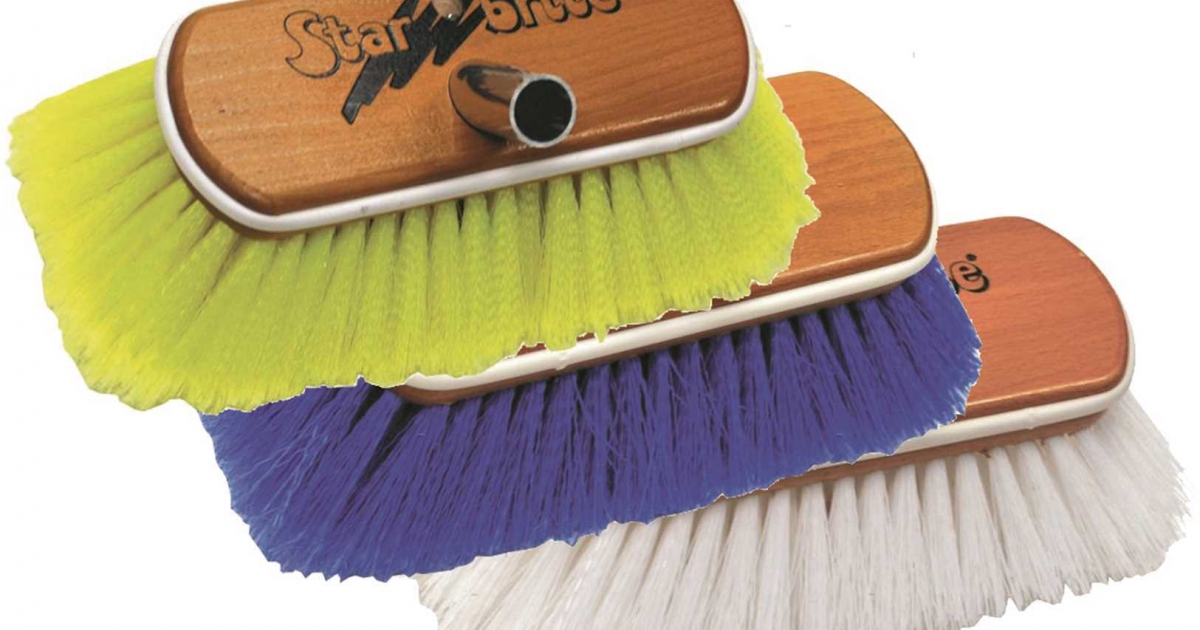 Spazzola sb wood deluxe morbida gialla - Accessori per Pulizia Barca ...