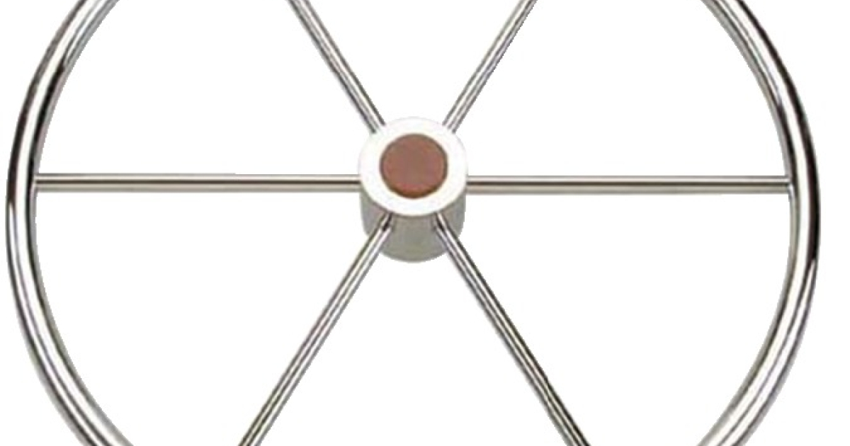 Timone ruota inox 6 razze 700 mm - Ruote Timoni e Volanti - MTO Nautica ...