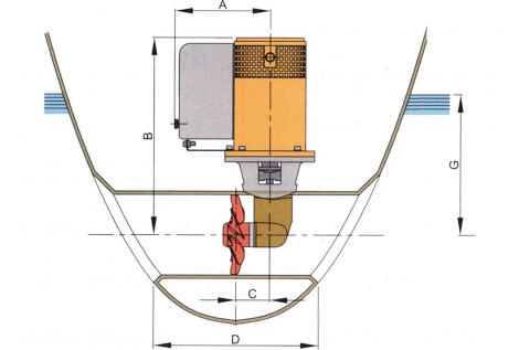 Kit bow propeller vetus 35 - Eliche di Prua e Manovra Vetus - MTO ...