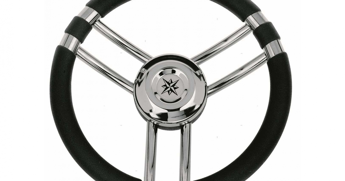 Volante ray nero - Ruote Timoni e Volanti - MTO Nautica Store