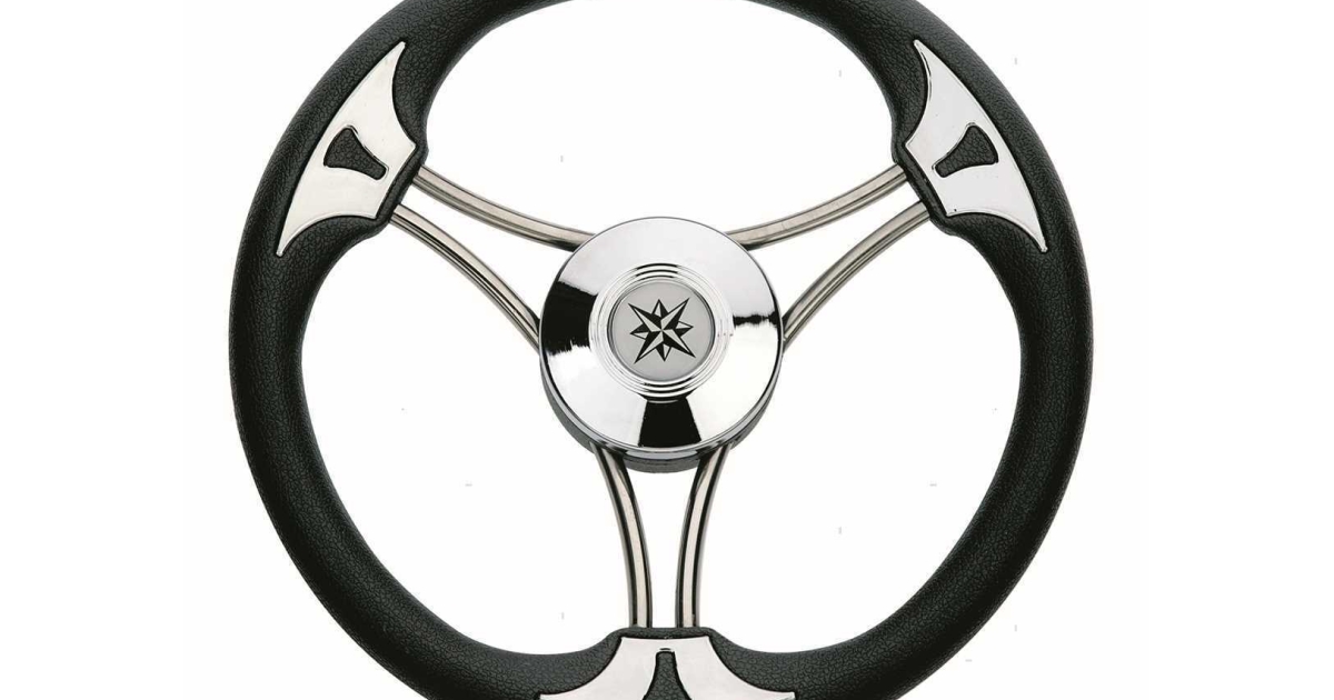 Volante targa grigio - Ruote Timoni e Volanti - MTO Nautica Store