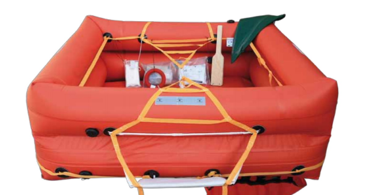 Zattera di Salvataggio 4 Persone Compact-Dry Eurovinil Entro 12 Miglia ...